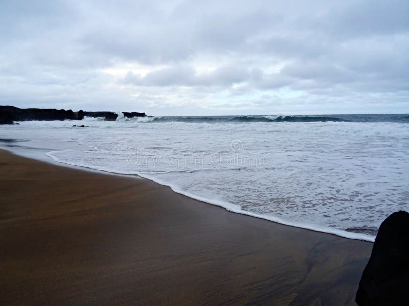The freezing cold beach stock photo. Image of weather - 118280756