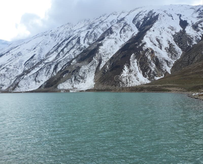 Freezing lake view stock photo. Image of arctic, fell - 259624678
