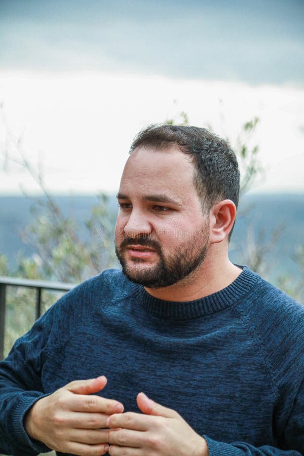 Freezing Man Bundles Up Outdoors Stock Photo - Image of freezing, male ...