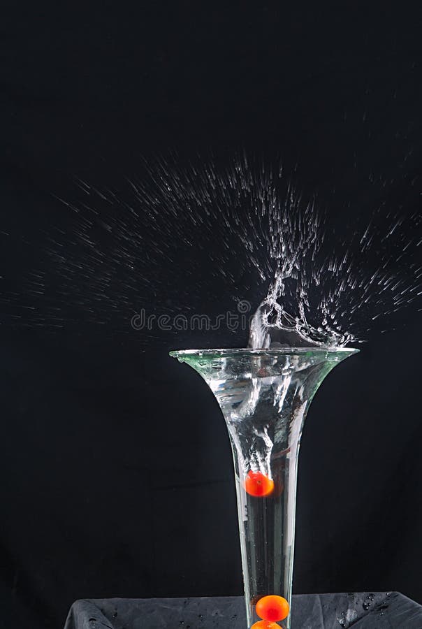 Freezing and objects. stock image. Image of splashes - 49232763