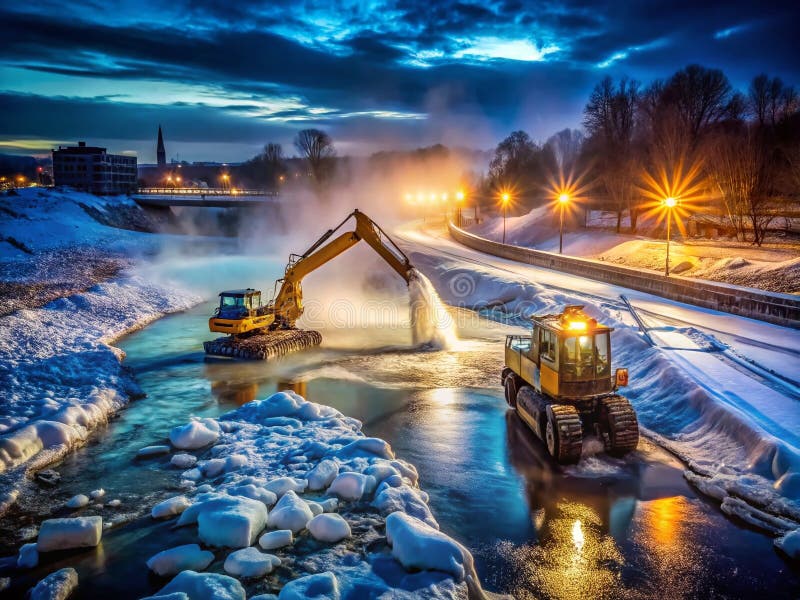 Ice Dam Removal Services Stock Illustrations – 5 Ice Dam Removal ...