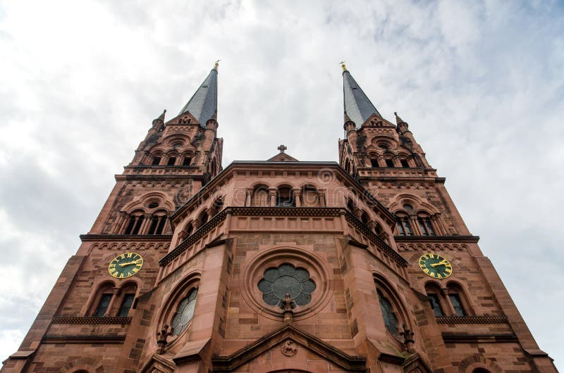 Freiburg Johanneskirche stockbild. Bild von johanneskirche - 45814211