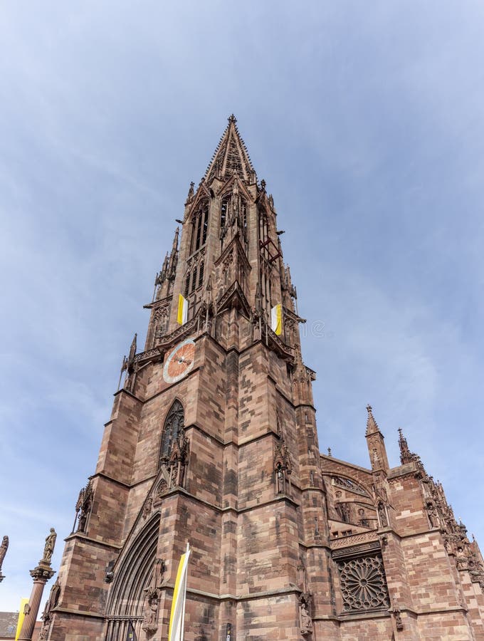 Freiburg Minster. the Cathedral Was Founded Around 1200 and Completed ...