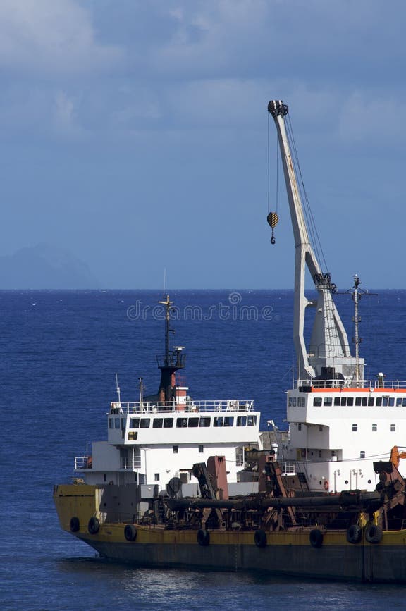 Freight boat stock image. Image of fishing, loading, boat - 12616483