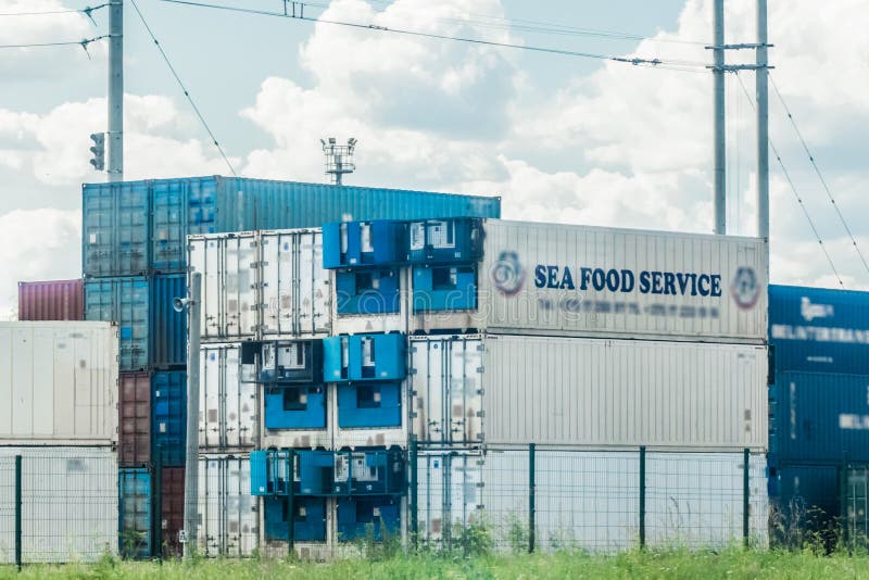 Freight Cargo Container Transportation Delivery Shipping Transport ...