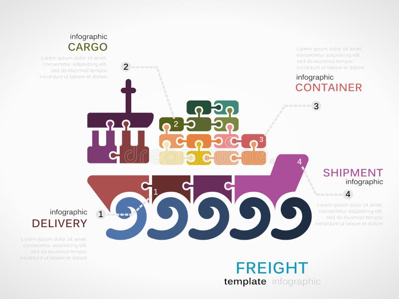Online Freight Order Tracking Stock Illustration - Illustration of ...