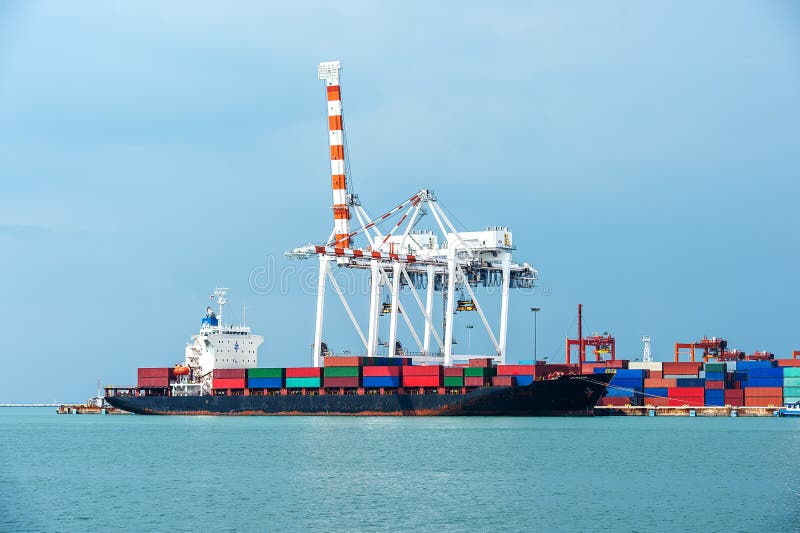 Freight container train stock image. Image of gantry - 66765045