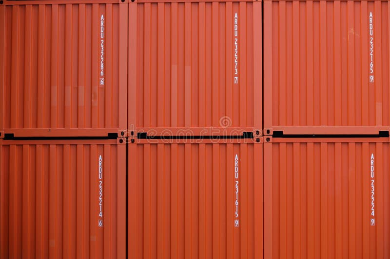 Freight Containers at Rotterdam Waalhaven Harbor Editorial Photo ...