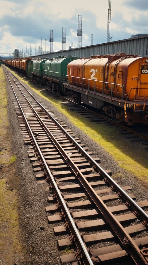 Freight Flow Transportation Industry Warehouse, Cargo Container ...