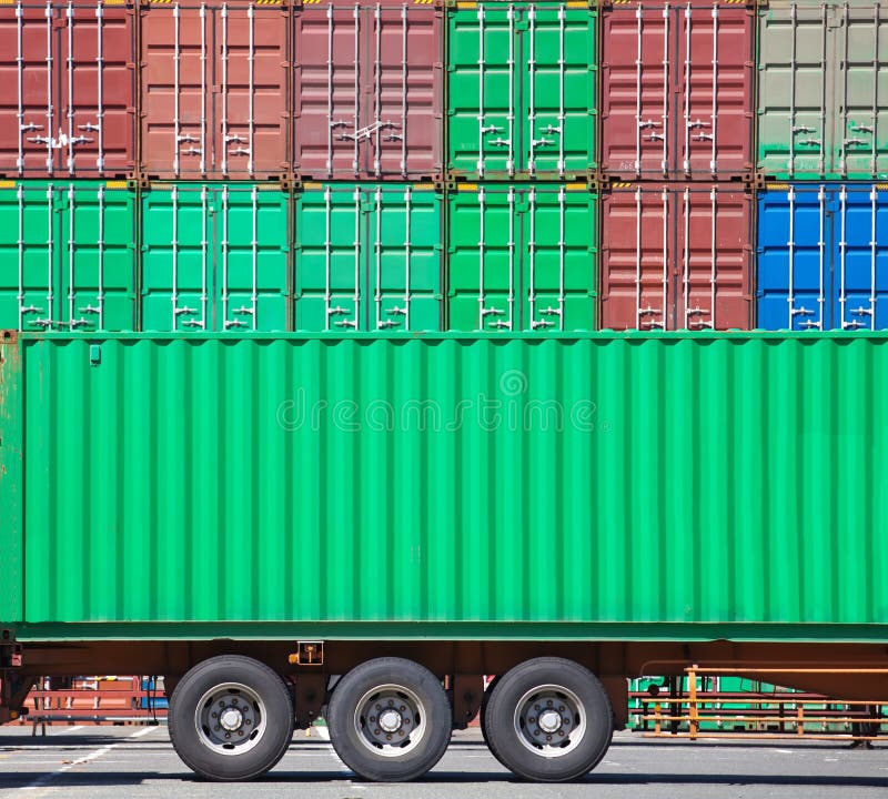 Freight Shipping Containers Stock Image - Image of huge, freight: 31216225