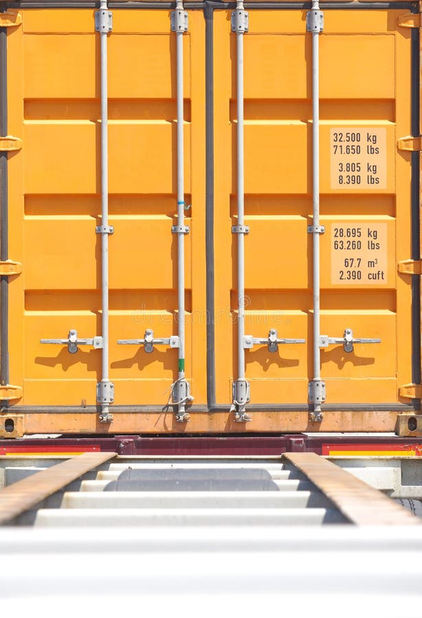 Freight Shipping Containers Stock Photo - Image of logistics, global ...