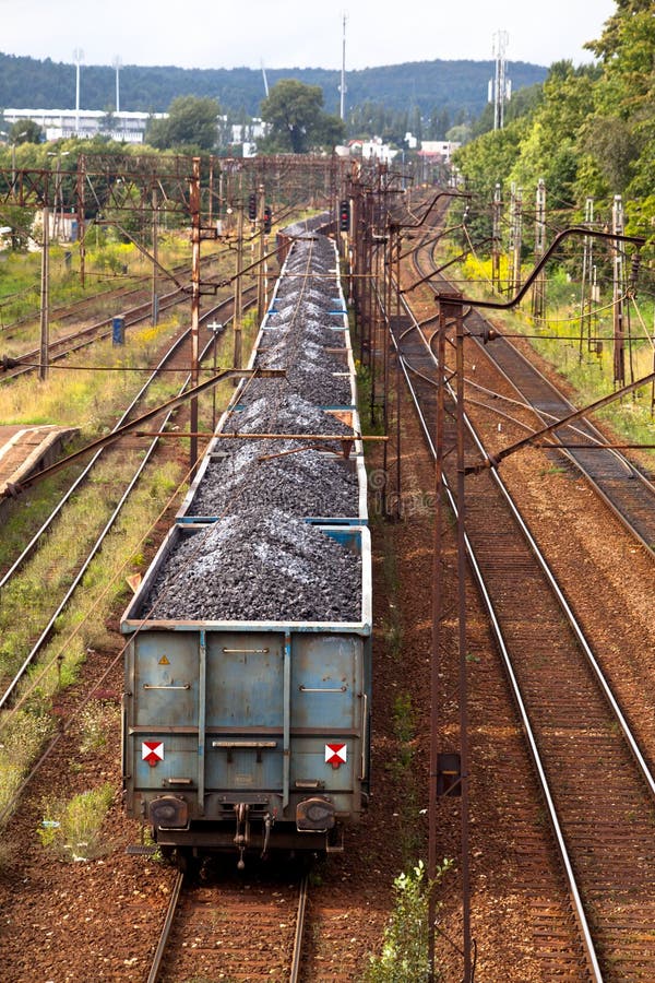 Freight train stock image. Image of shipping, color, coal - 21746283