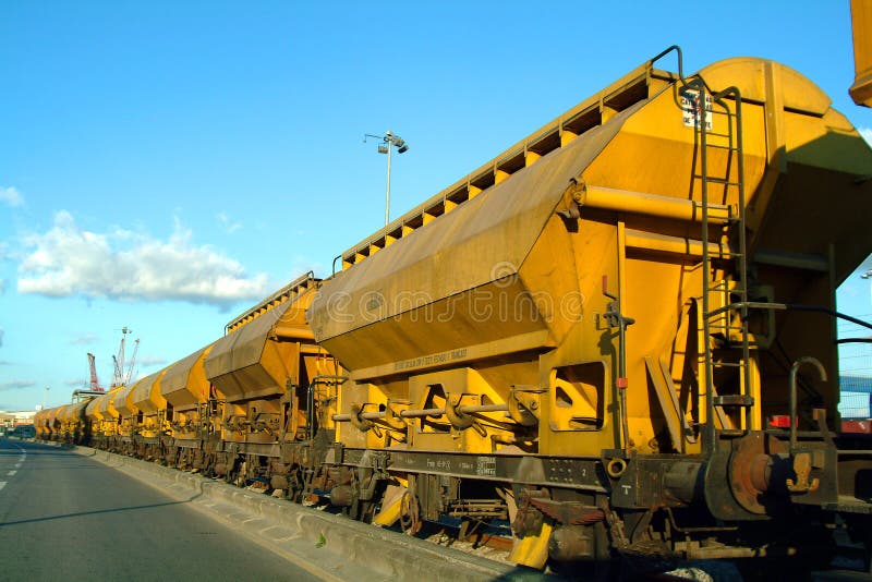 Freight train stock photo. Image of railway, deliver, logistics - 1487084