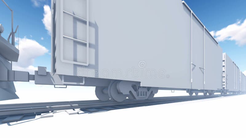 Freight Train on Abstract Background Stock Footage - Video of railroad ...