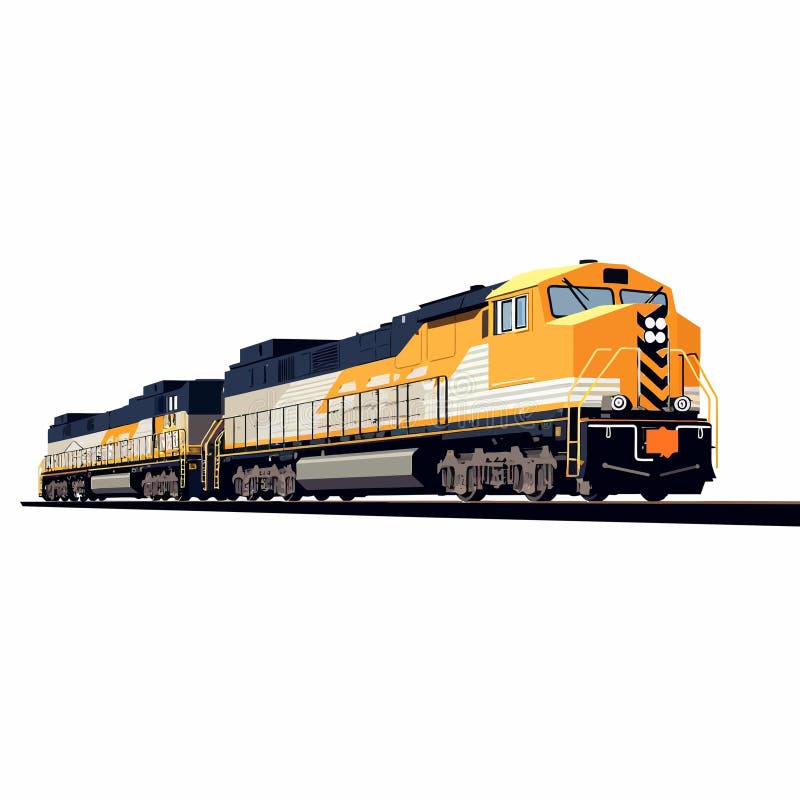 Freight Train with Cargo Vector Flat Isolated Illustration Stock Vector ...