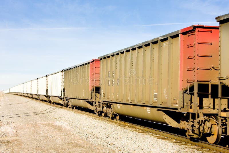 Freight Train, Colorado, USA Stock Image - Image of trains, colorado ...