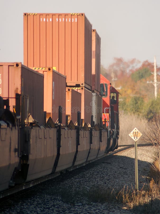 Freight Train Heading West stock photo. Image of carry - 1423028