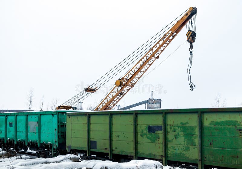 Freight train stock photo. Image of industrial, railroad - 95411790