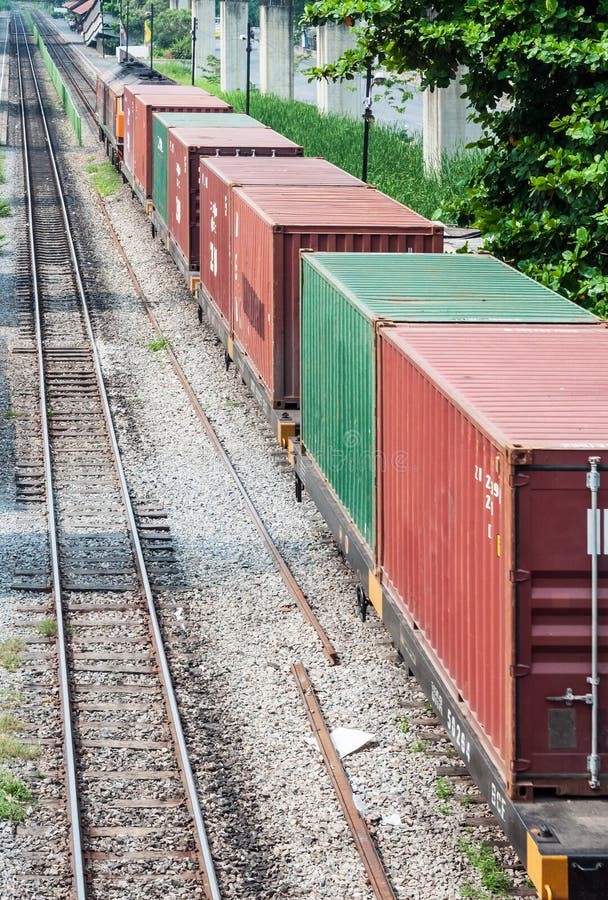 Freight train stock photo. Image of engine, port, path - 31313096