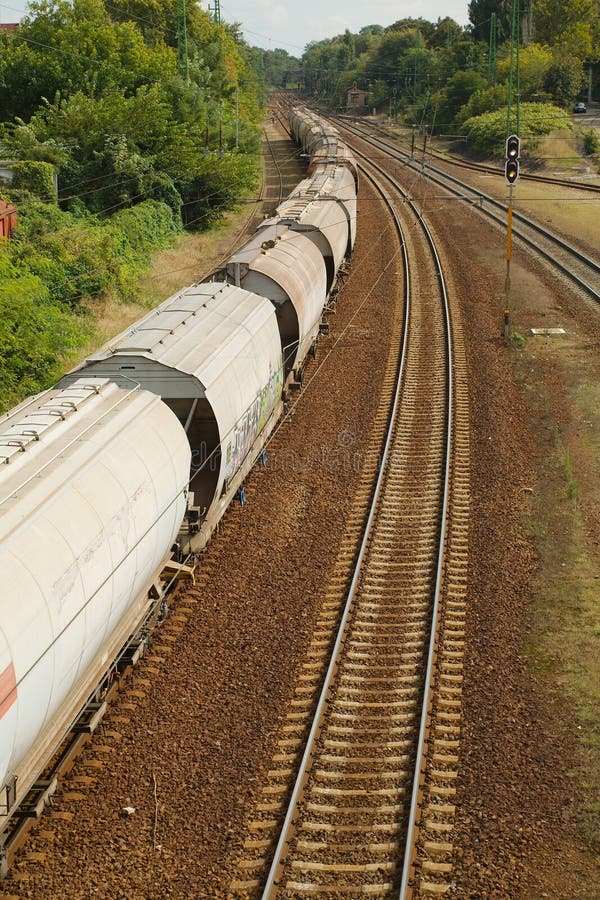 Freight Train stock image. Image of pass, freighttrain - 66650253
