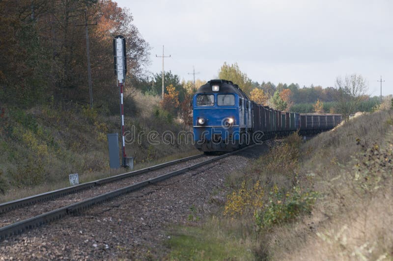 Freight train stock photo. Image of vehicle, railroad - 83807084