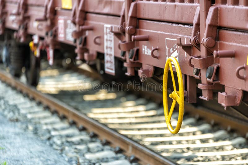 Freight Train at a Shunt Yard Stock Photo - Image of rail, shunting ...