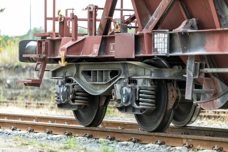 Freight Train at a Shunt Yard Stock Photo - Image of rail, shunting ...