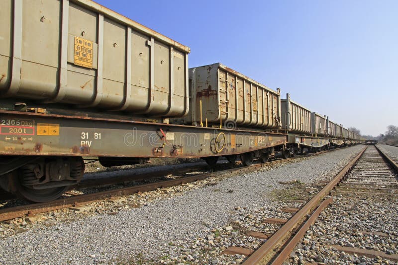 Freight train stock photo. Image of heavy, freight, iron - 39130914