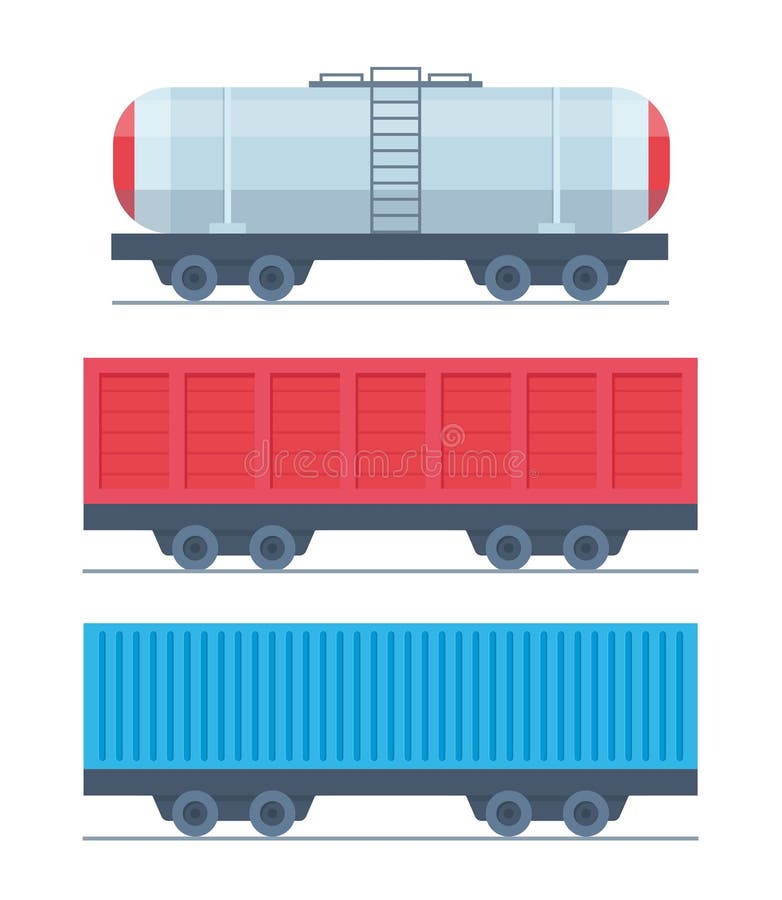 Freight Train Wagon, Tank, Freight, Cistern. Cargo Train Parts Stock ...