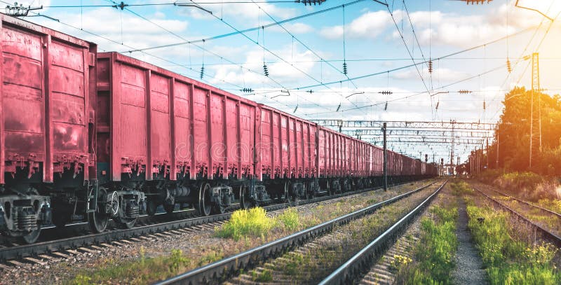 Freight Trains - Cargo Transportation Editorial Photo - Image of wagon ...