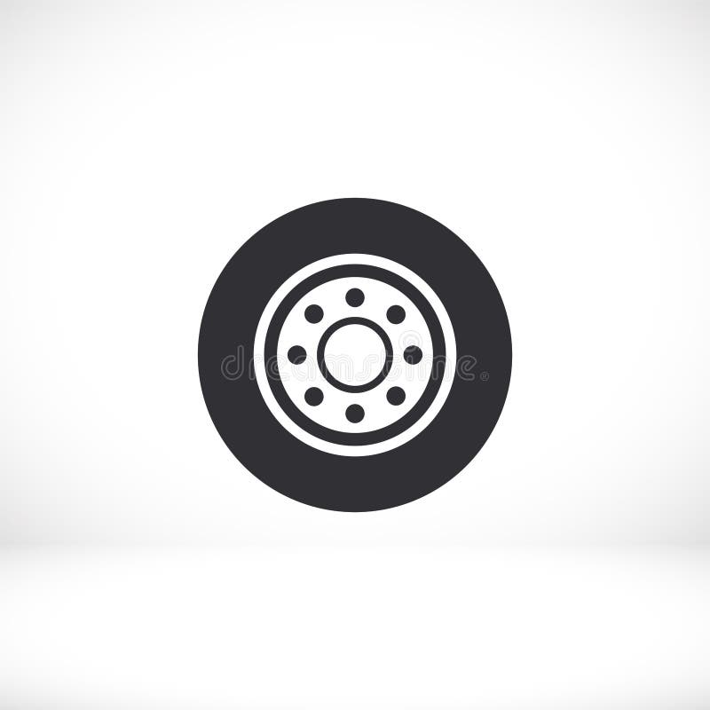 Freight Tyre - Wheel Car Icon Vector EPS 10. Car Wheel Drive Design ...