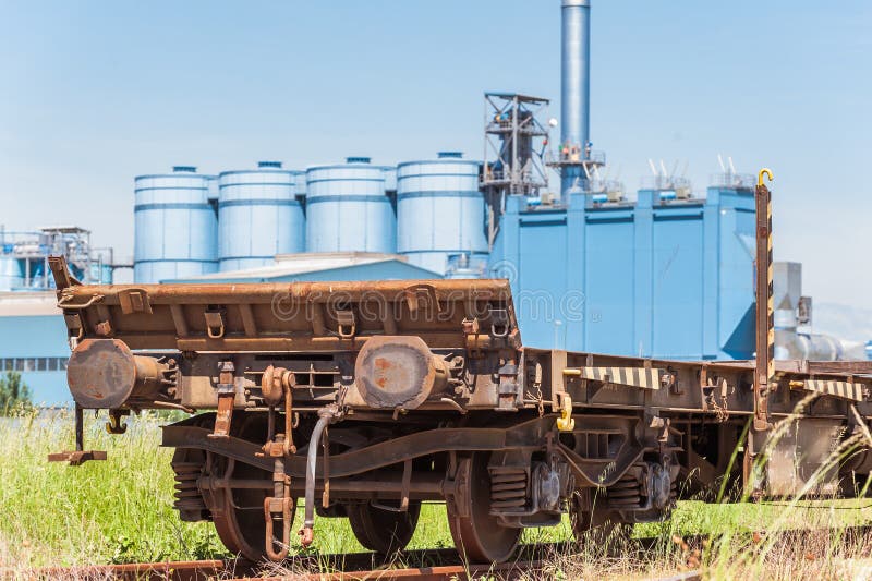 Freight wagon rail stock image. Image of delivery, movement - 54461759