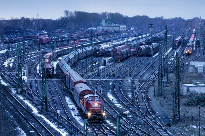 Freight Yard stock photo. Image of transportation, warehouse - 35315022
