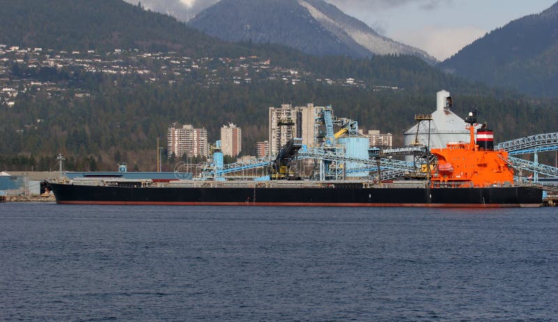 Freighter stock photo. Image of transport, freighter, loading - 498042