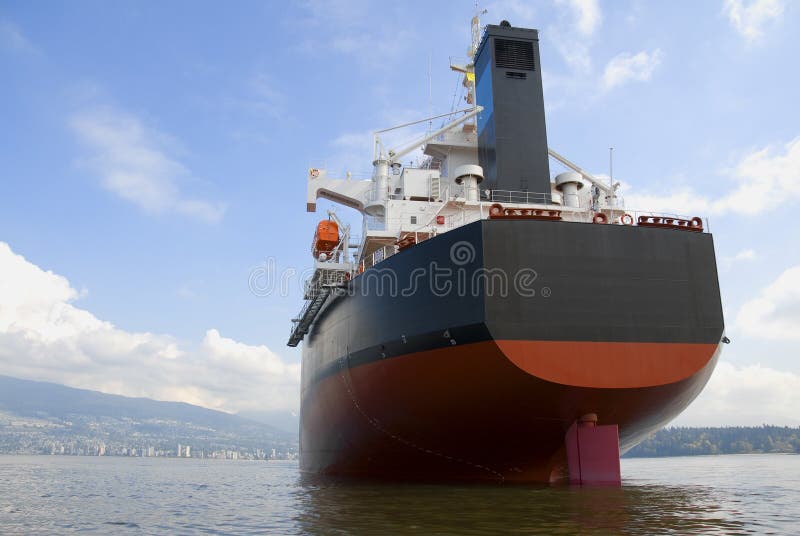 Vessel in port stock photo. Image of unloading, forwarding - 152124