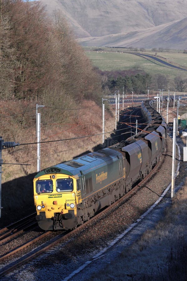 Freightliner 66 Diesel Locomotive Coal Train Stock Photos - Free ...