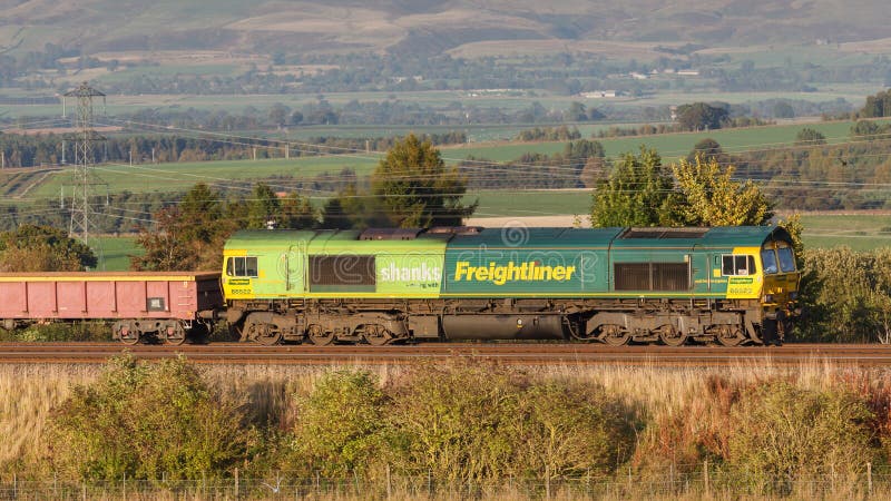 Freightliner Train editorial photo. Image of track, cumbria - 48473486