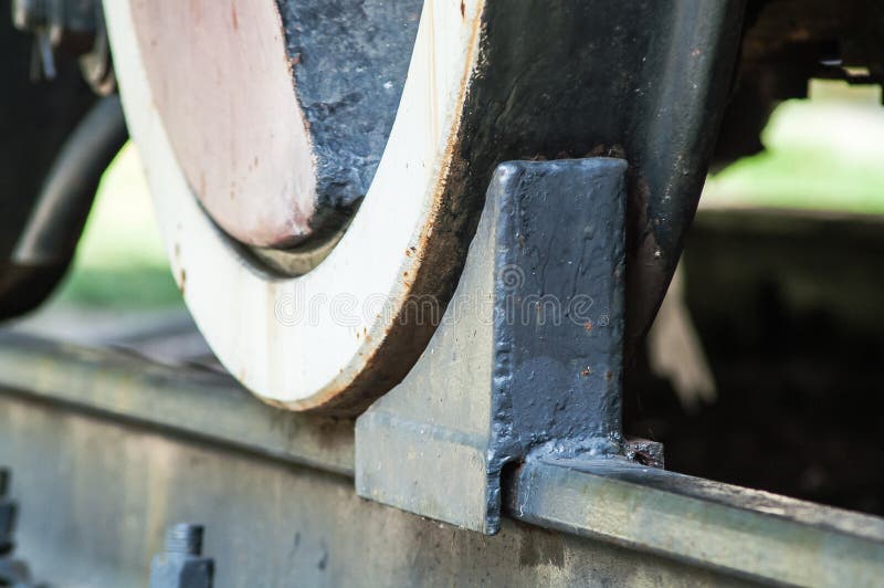 Frein de train photo stock. Image du train, frein - 11494344