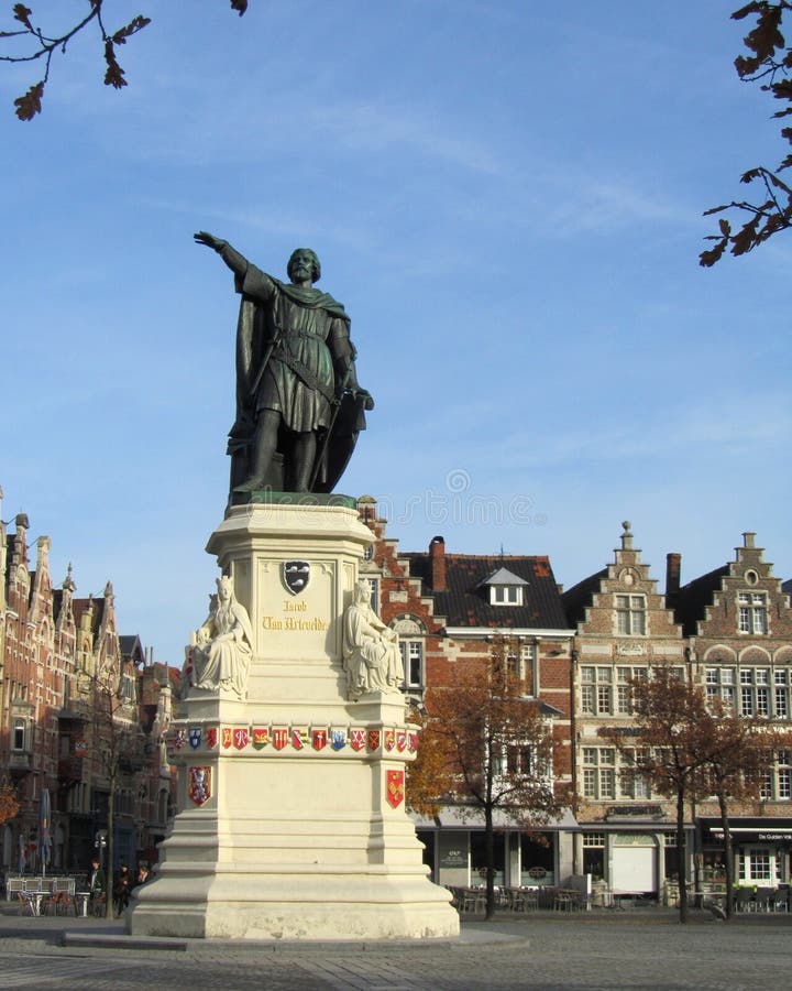 Korenmarkt Der Alte Marktplatz Von Gent Redaktionelles Foto - Bild von ...