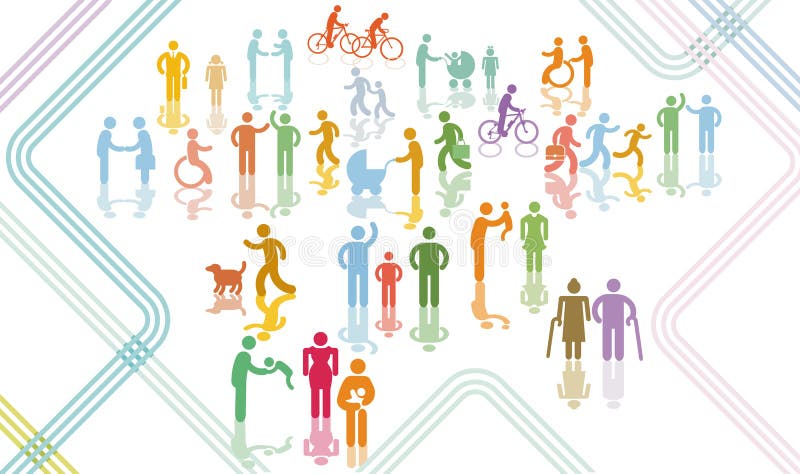 Freizeit-Piktogramm-Illustration Vektor Abbildung - Illustration von ...