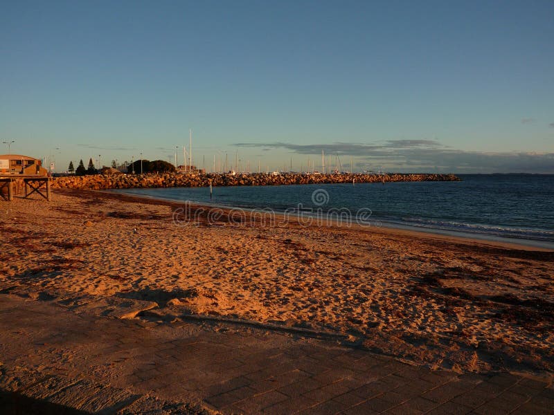 Fremantle Beach stock image. Image of vacation, paradise - 58280095