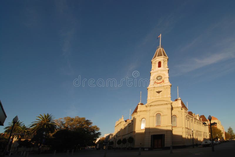 Fremantle city hall stock image. Image of city, governance - 5847393