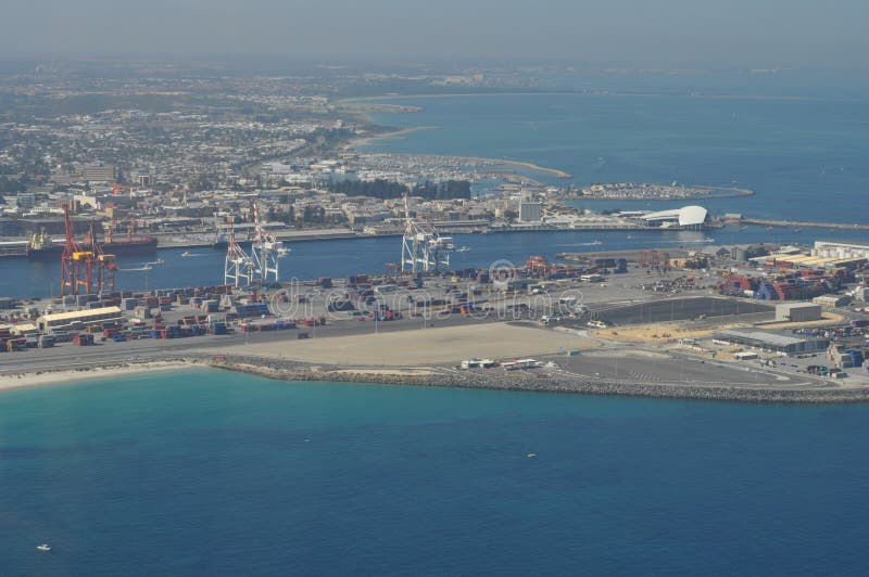 Fremantle Harbour Perth Western Australia Stock Image - Image of perth ...