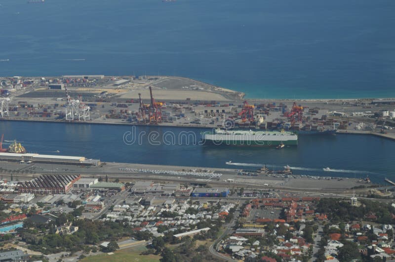 Fremantle Port Perth Western Australia Stock Image - Image of port ...
