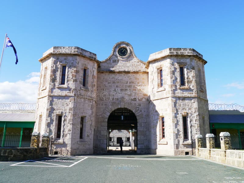 Fremantle Prison, Perth, Western Australia Stock Image - Image of main ...