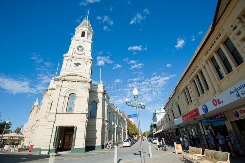 Fremantle Town Hall editorial photo. Image of alfresco - 32856966