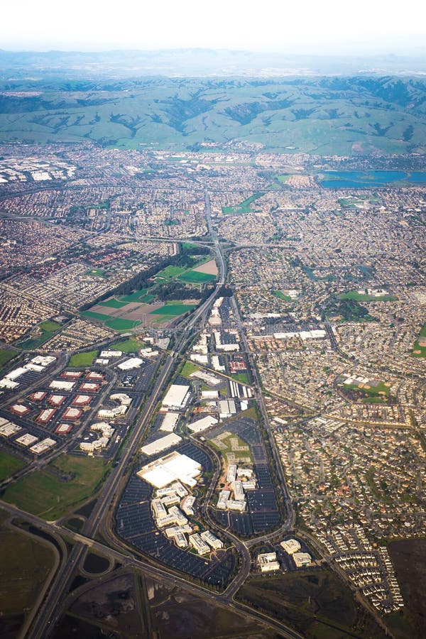 Fremont from the sky stock photo. Image of downtown - 142731414
