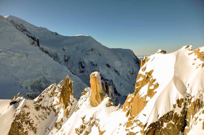 French Alpes Mountains in Chamonix, France Stock Photo - Image of ...