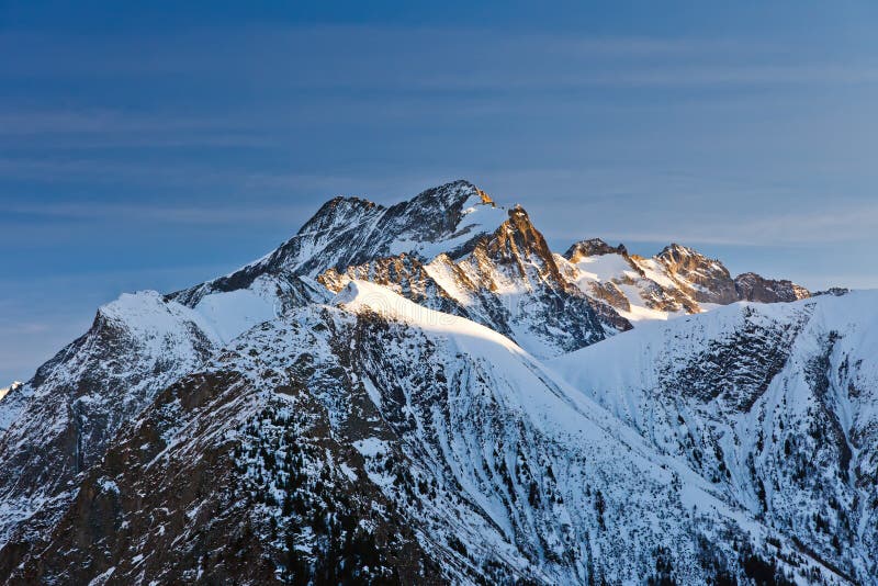 French Alps stock photo. Image of france, frost, snow - 20385406