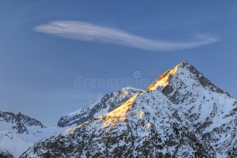 French Alps stock photo. Image of freeze, snow, landscape - 20509142